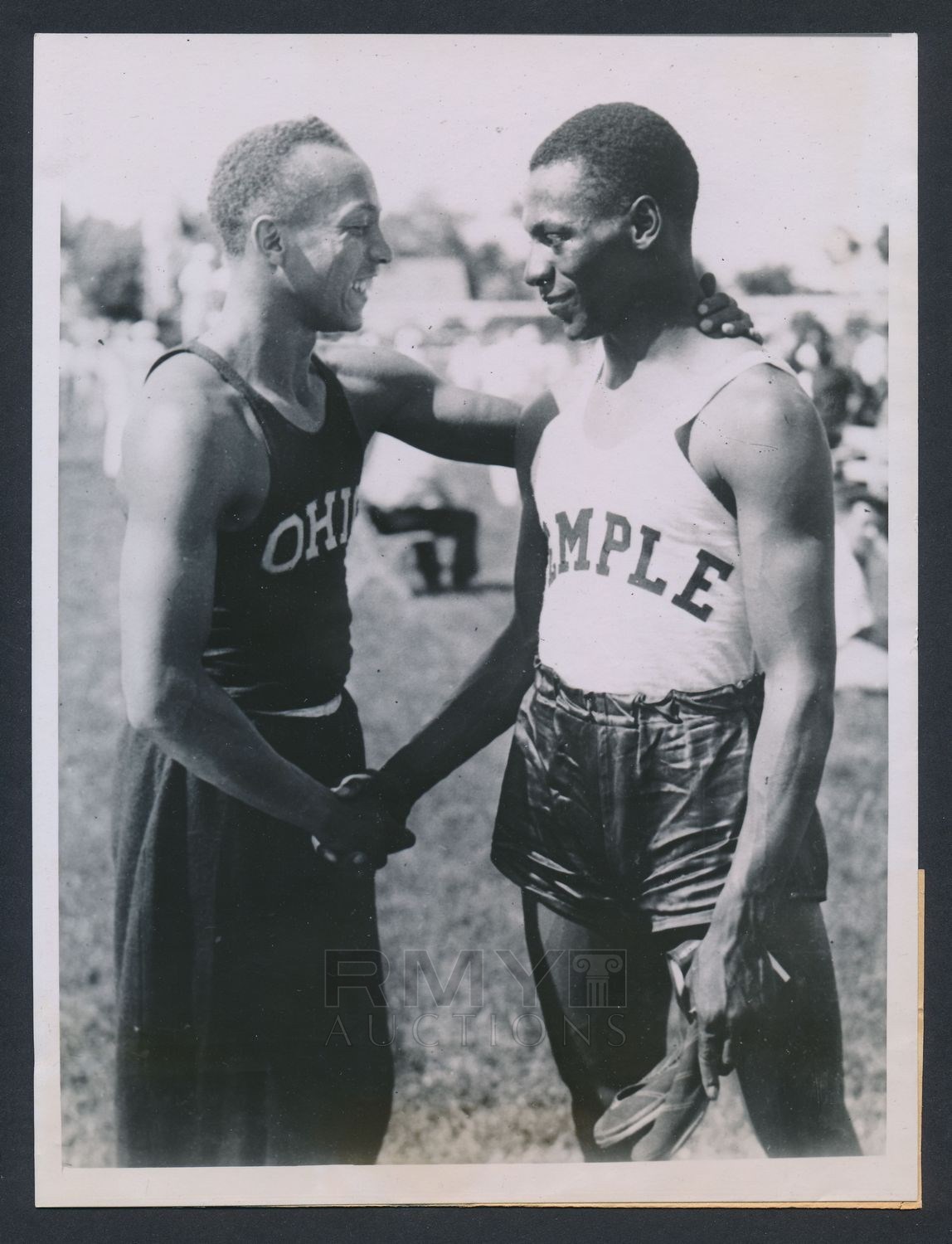Lot 783 1935 Jesse Owens And Eulace Peacock Pioneer Black Athletes Aau National Track Meet